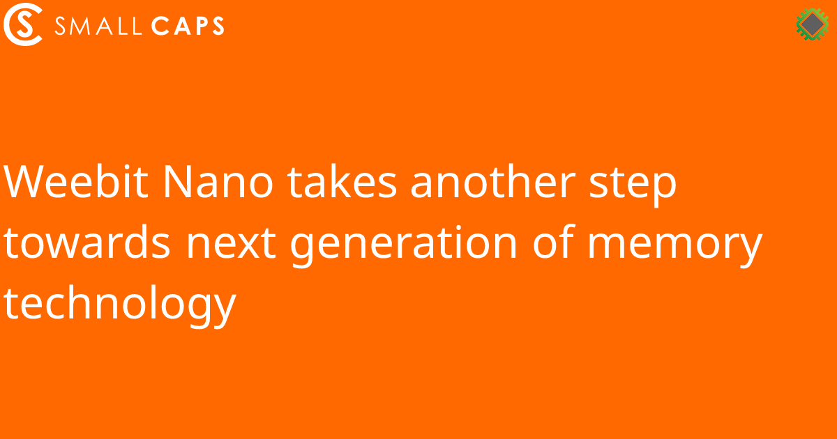 Weebit Nano takes another step towards next generation of memory technology
